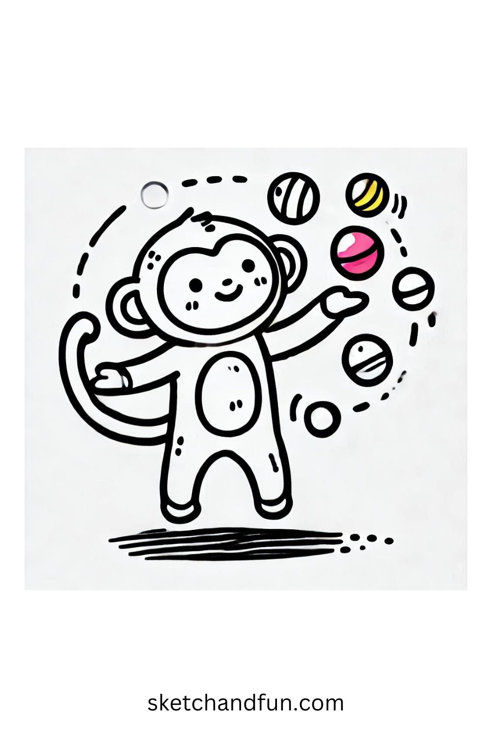 39+ Easy Cute Monkey Drawing Ideas - Sketch and Fun