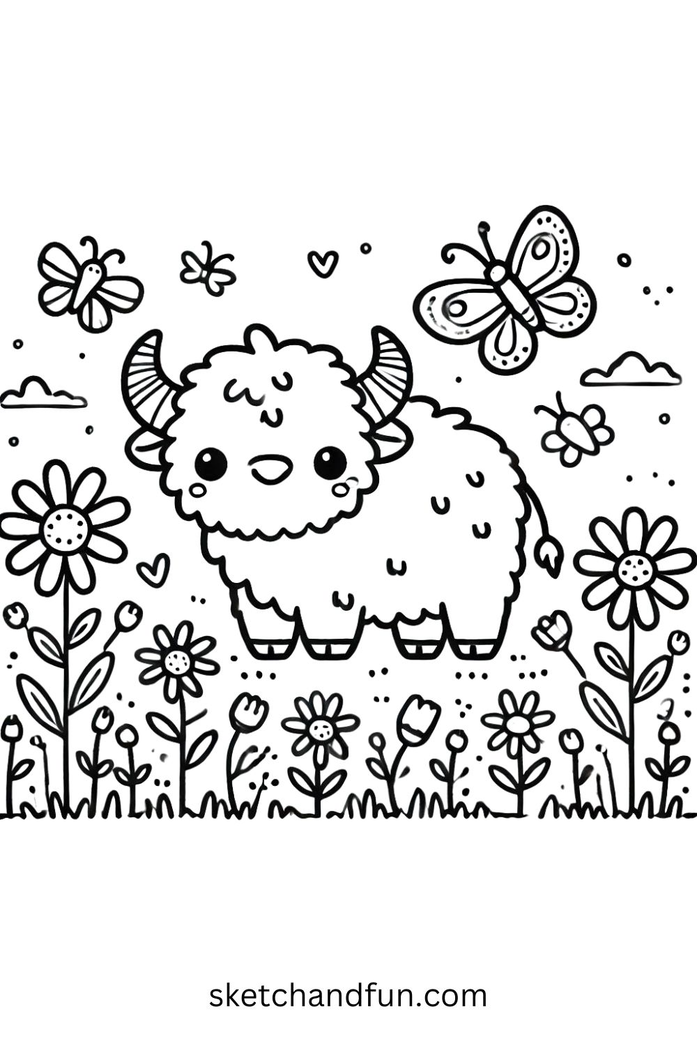 42+ Easy Cute Buffalo Drawing Ideas - Sketch and Fun