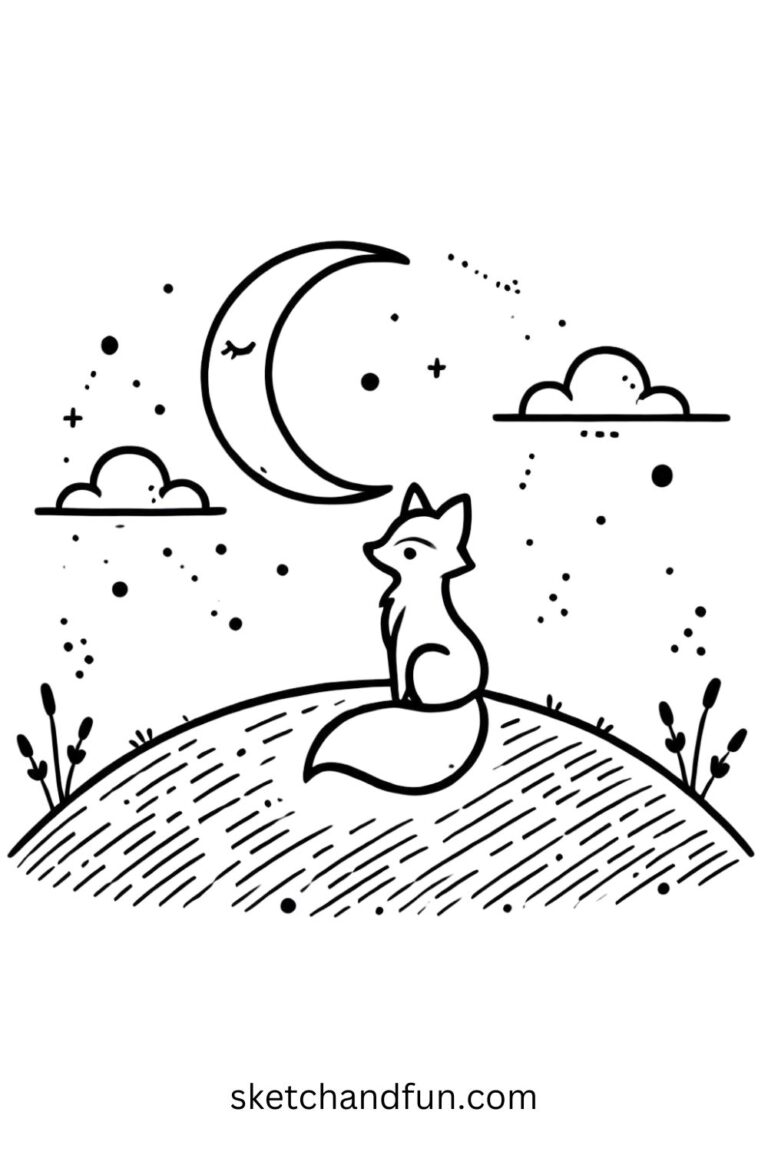 39+ Easy Cute Fox Drawing Ideas - Sketch and Fun