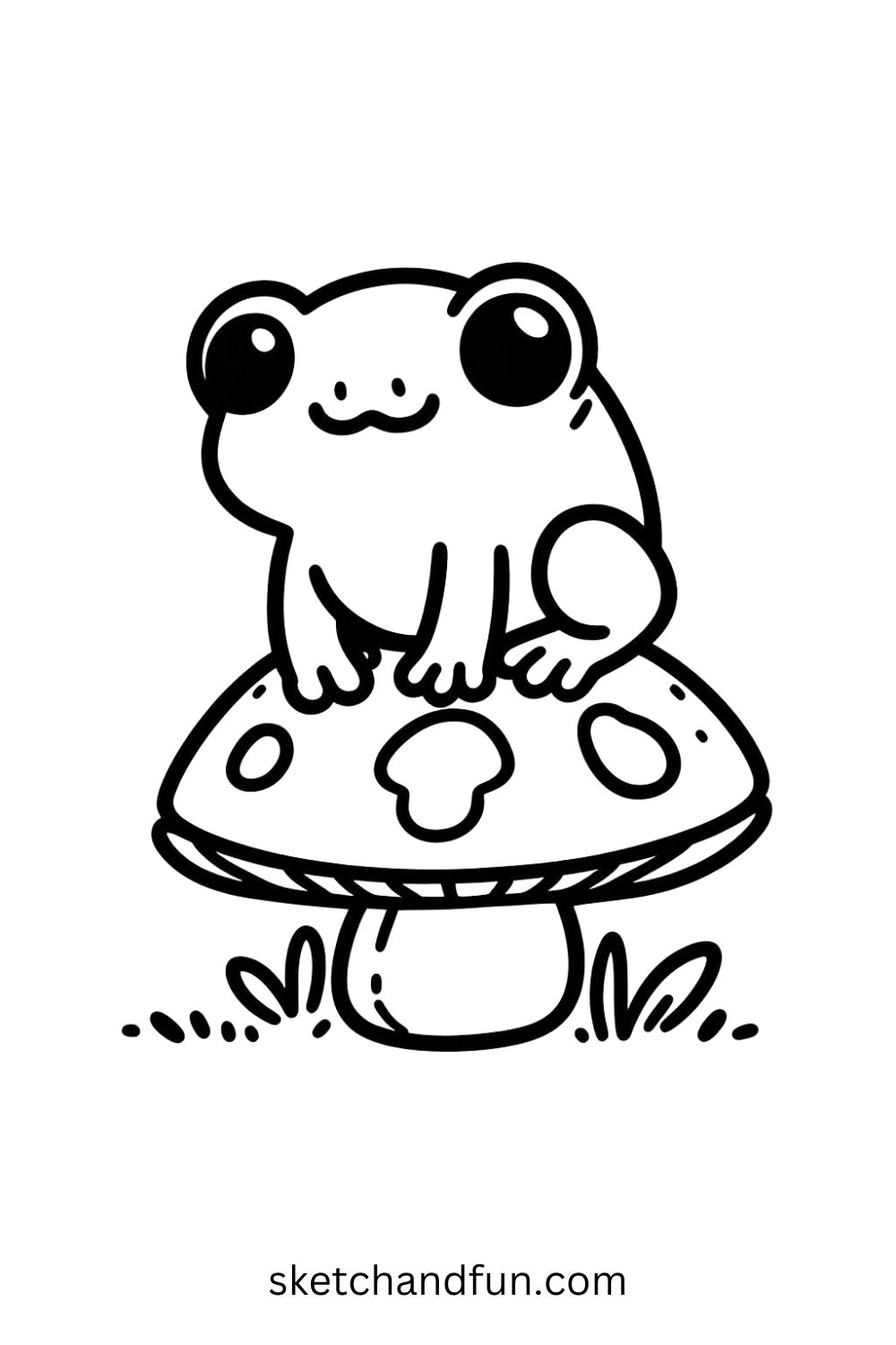 39+ Easy Cute Frog Drawing Ideas - Sketch and Fun