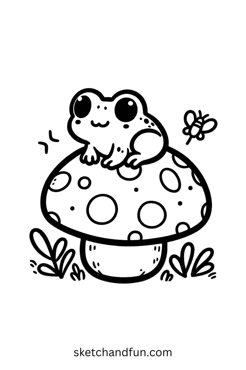 39+ Easy Cute Frog Drawing Ideas - Sketch and Fun