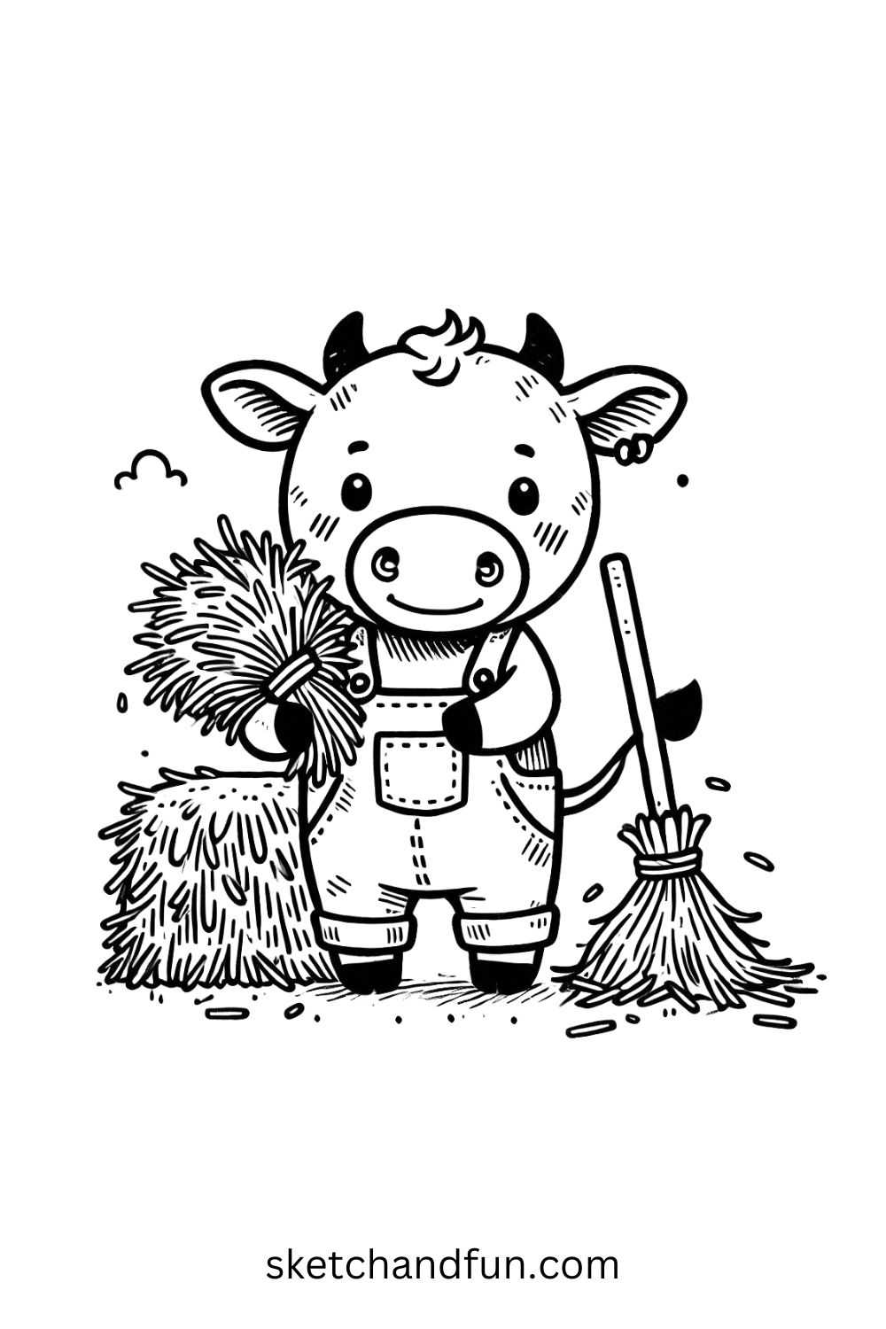 39+ Easy Cute Bull Drawing Ideas - Sketch and Fun