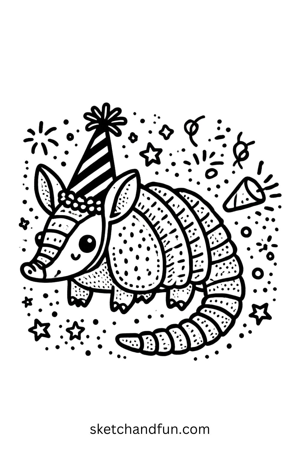 39+ Easy Cute Armadillo Drawing Ideas - Sketch and Fun