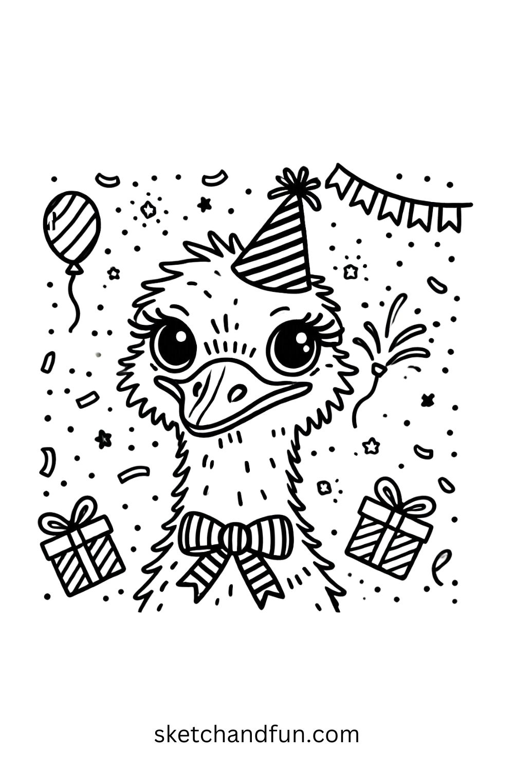40+ Easy Cute Emu Drawing Ideas - Sketch and Fun