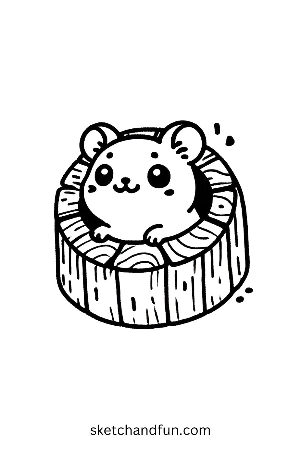 40+ Easy Cute Hamster Drawing Ideas - Sketch and Fun