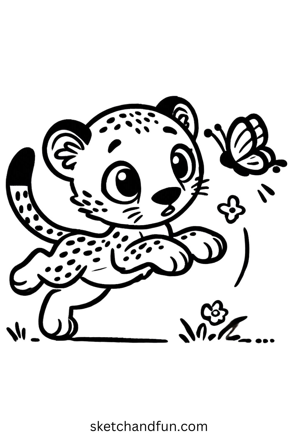 41+ Easy Cute Cheetah Drawing Ideas - Sketch and Fun