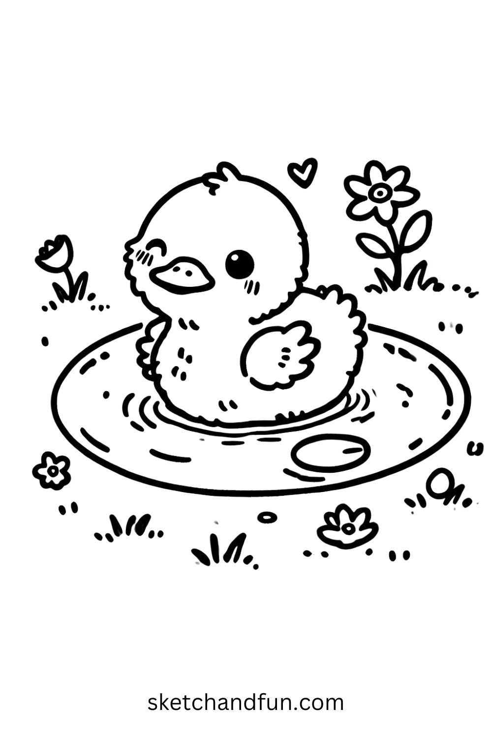 40+ Easy Cute Duck Drawing Ideas - Sketch and Fun