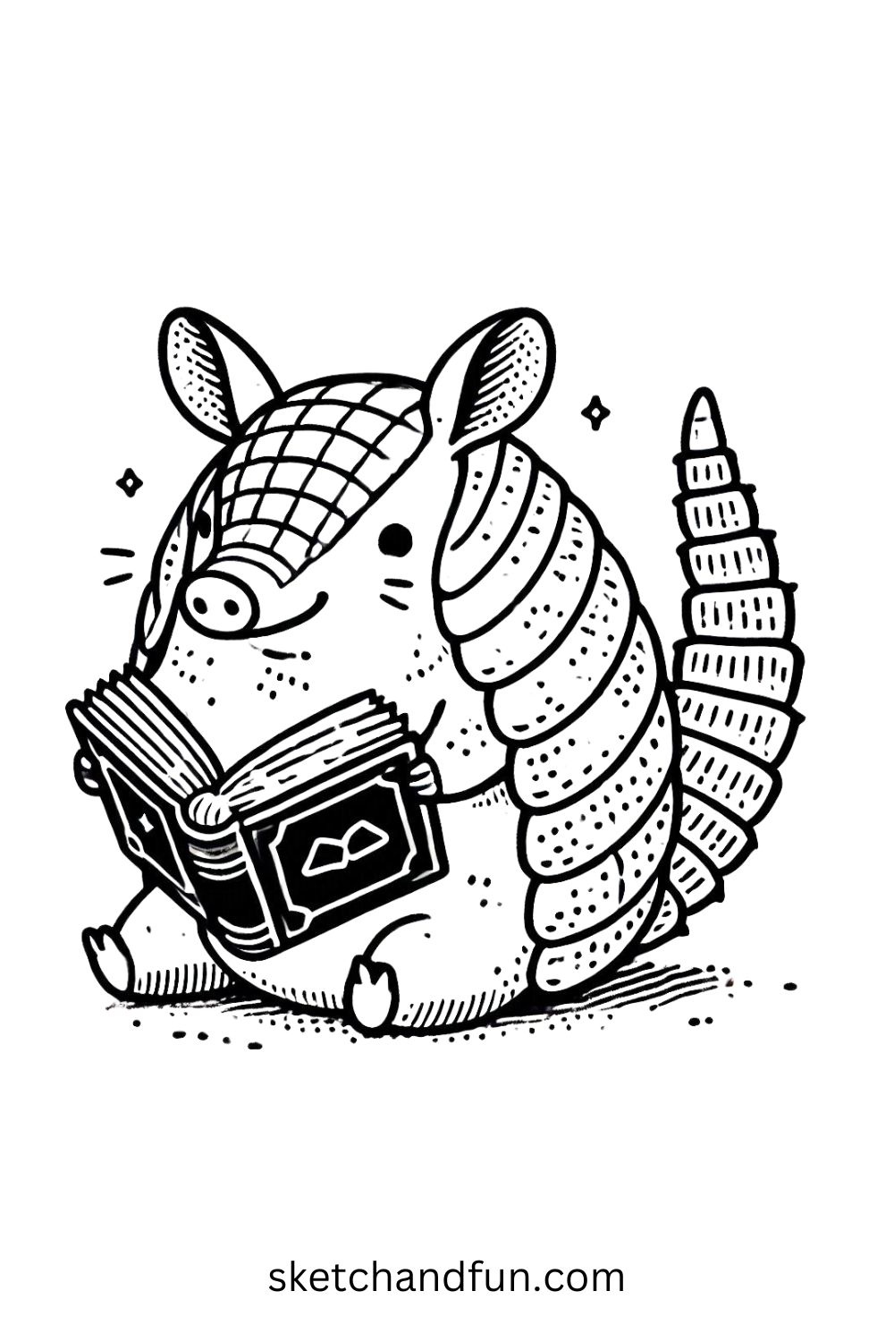 39+ Easy Cute Armadillo Drawing Ideas - Sketch and Fun