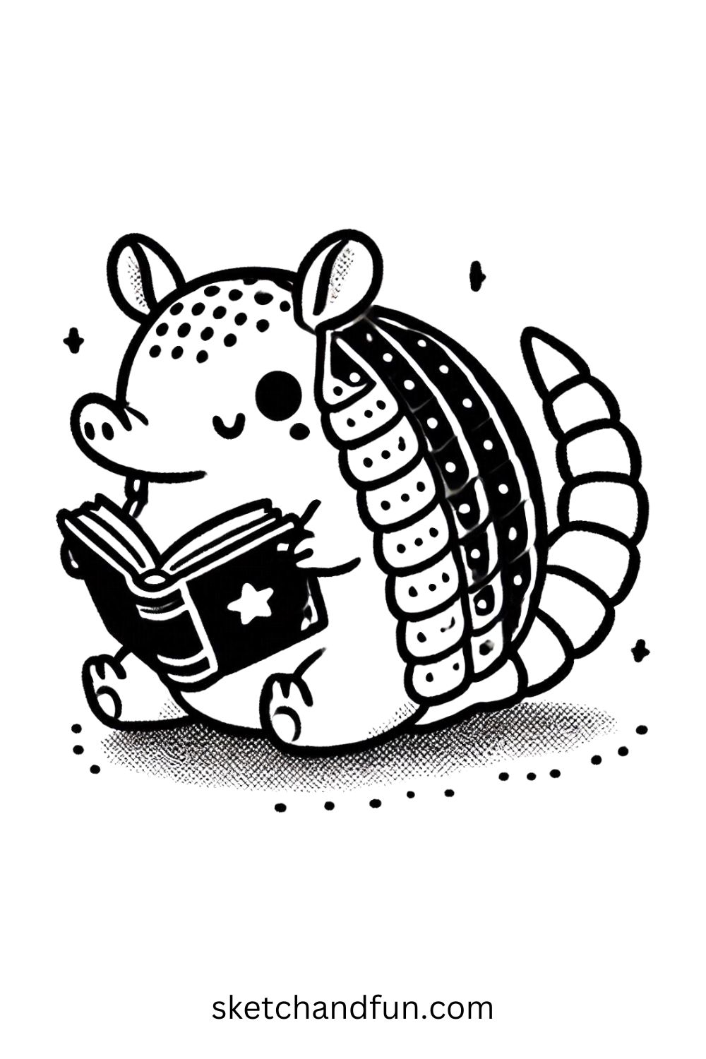 39+ Easy Cute Armadillo Drawing Ideas - Sketch and Fun