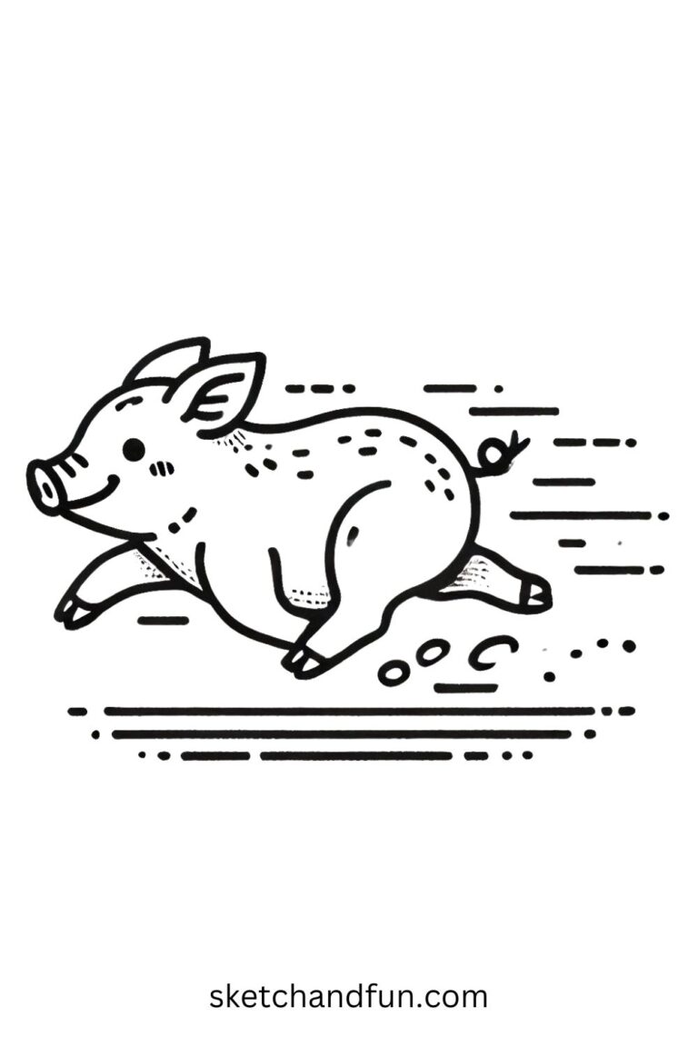 40+ Easy Cute Boar Drawing Ideas - Sketch and Fun