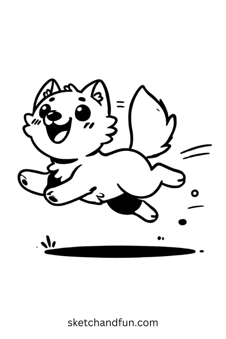 40+ Easy Cute Wolf Drawing Ideas - Sketch and Fun