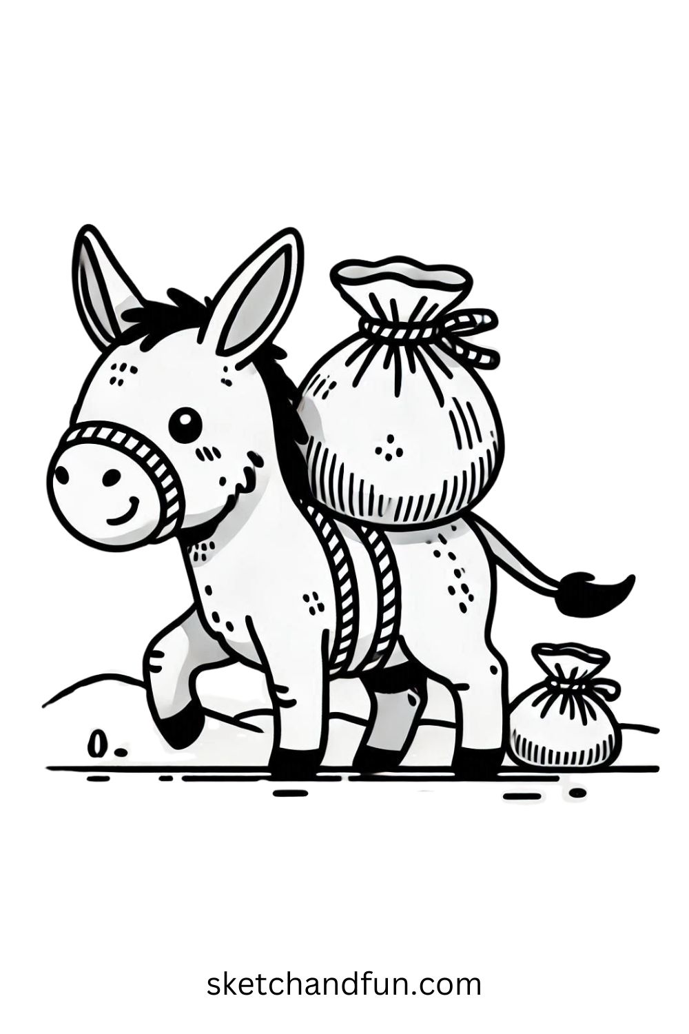 49+ Easy Cute Donkey Drawing Ideas - Sketch and Fun