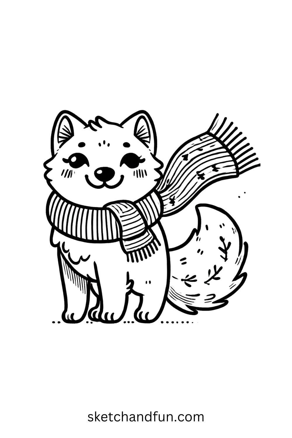 40+ Easy Cute Wolf Drawing Ideas - Sketch and Fun