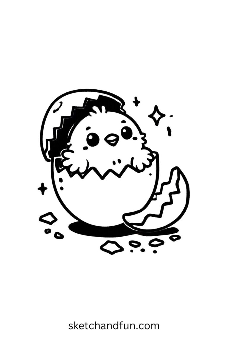 40+ Easy Cute Chicken Drawing Ideas - Sketch and Fun