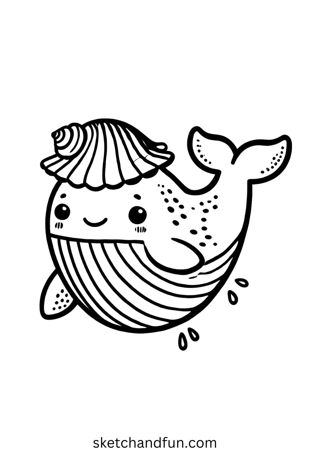 40+ Easy Cute Whale Drawing Ideas - Sketch and Fun