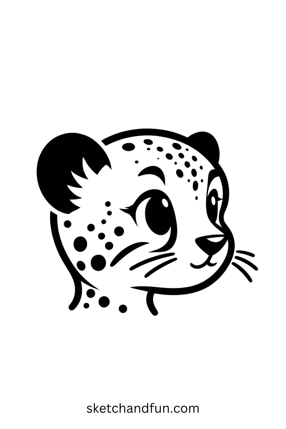 41+ Easy Cute Cheetah Drawing Ideas - Sketch and Fun