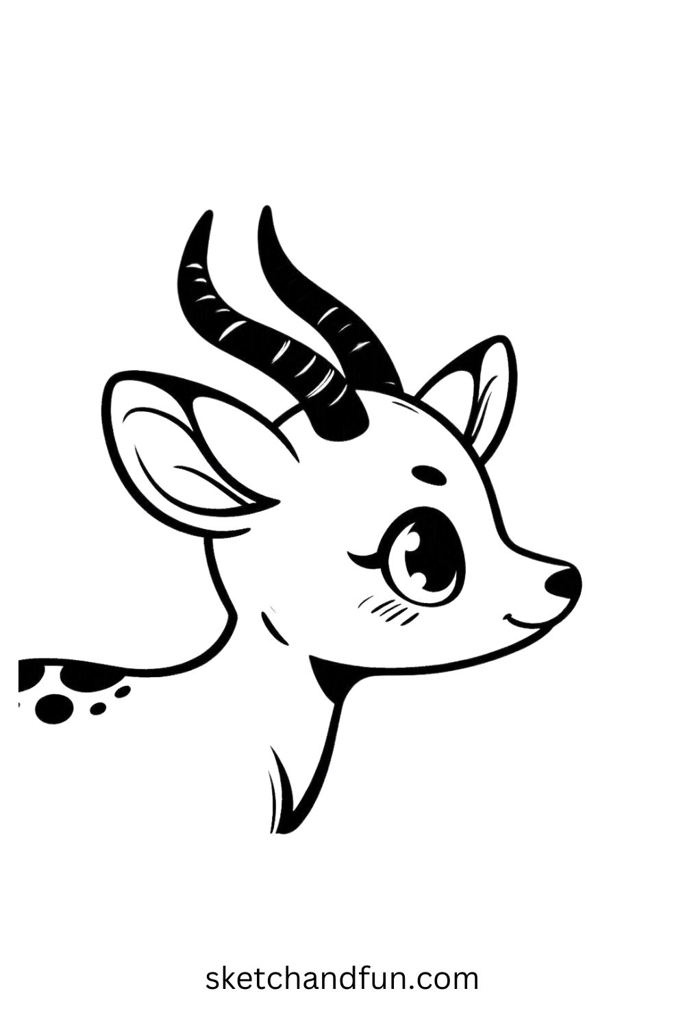 40+ Easy Cute Antelope Drawing Ideas - Sketch and Fun