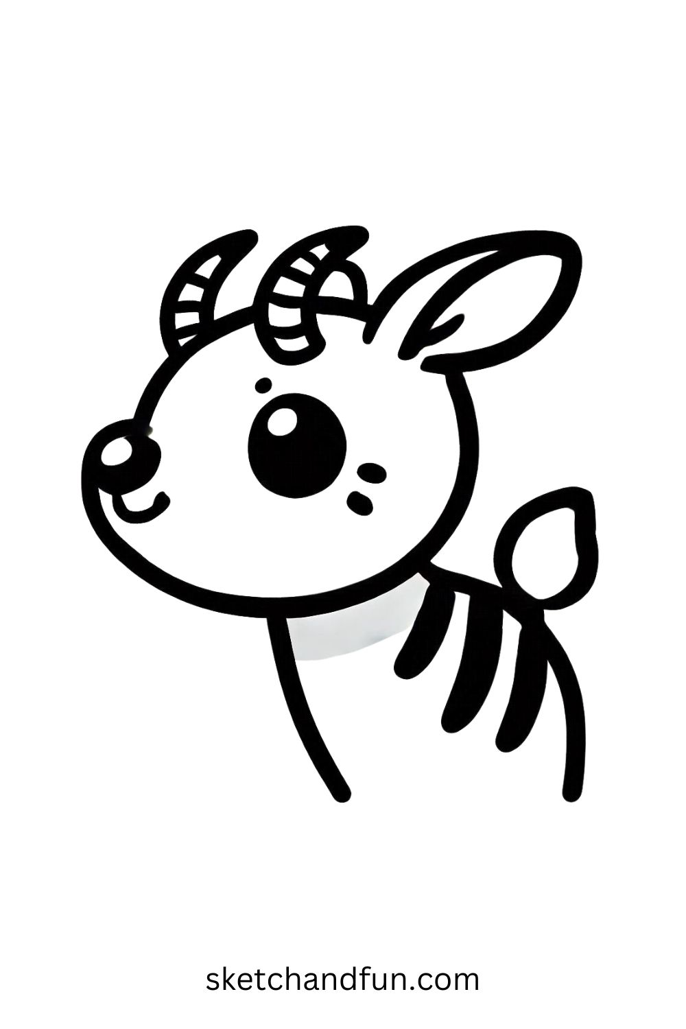 40+ Easy Cute Antelope Drawing Ideas - Sketch and Fun