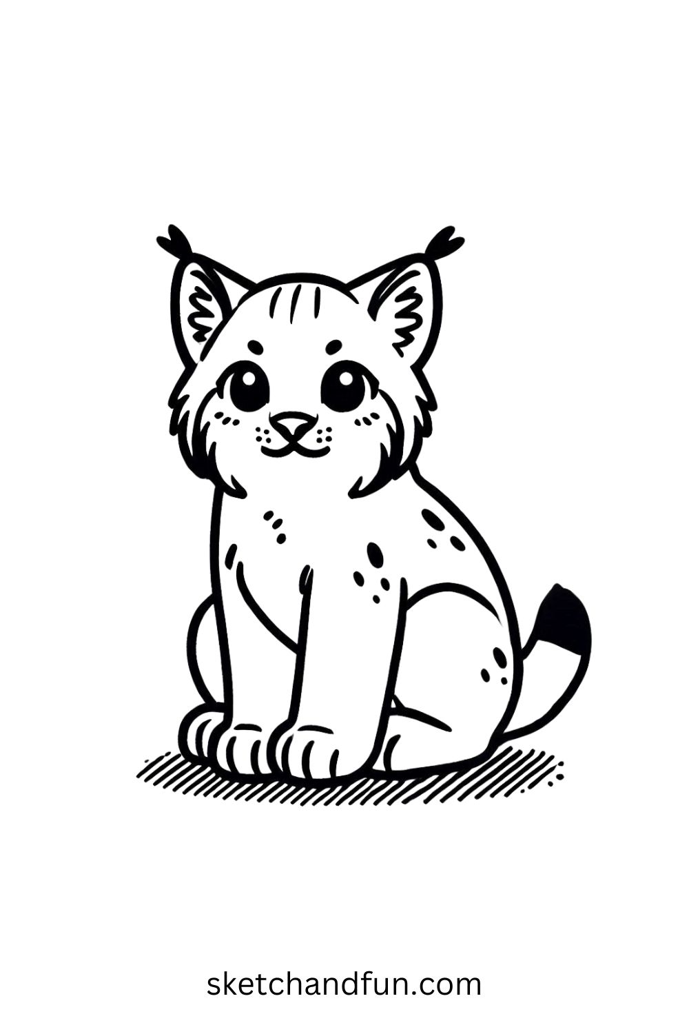 39+ Easy Cute Lynx Drawing Ideas - Sketch and Fun