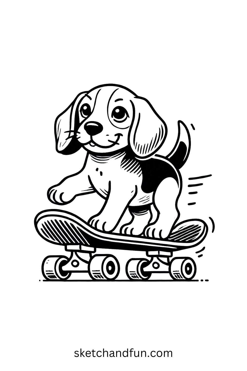 40+ Easy Cute Beagle Drawing Ideas - Sketch and Fun