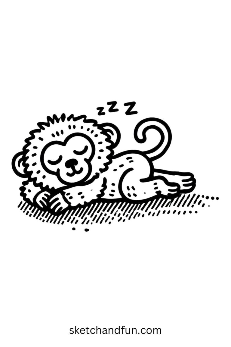 39+ Easy Cute Baboon Drawing Ideas - Sketch and Fun