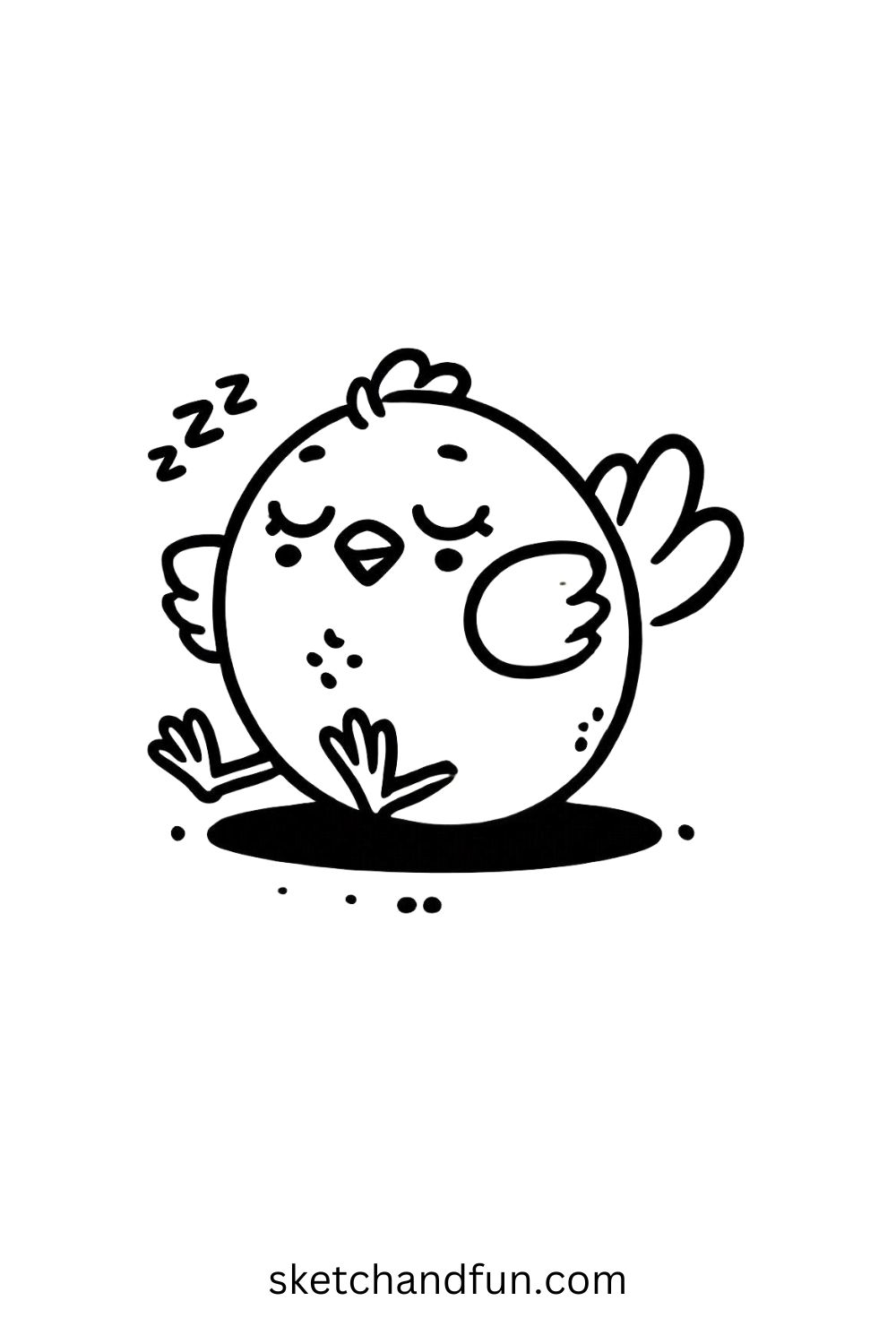 40+ Easy Cute Chicken Drawing Ideas - Sketch and Fun