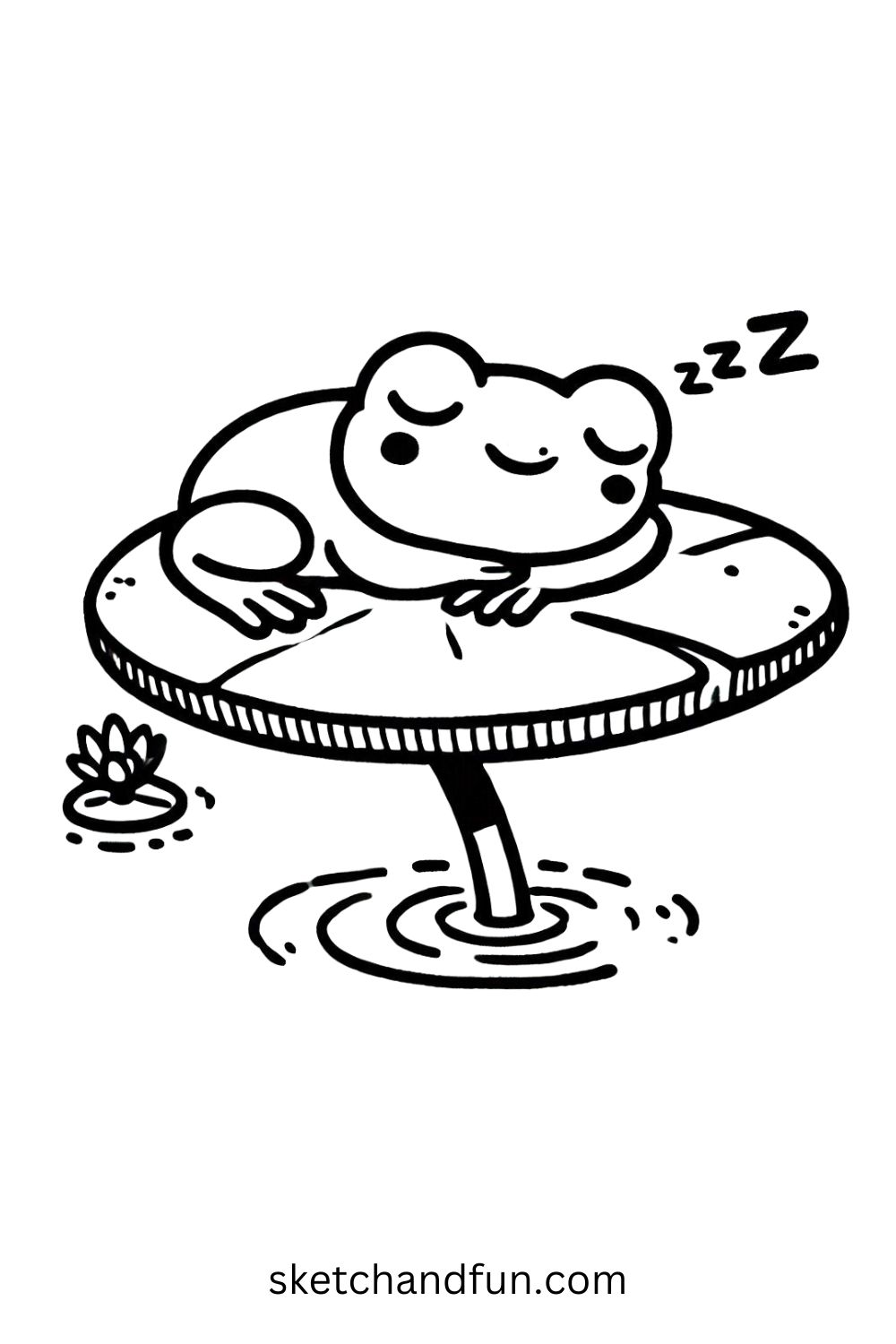 39+ Easy Cute Frog Drawing Ideas - Sketch and Fun