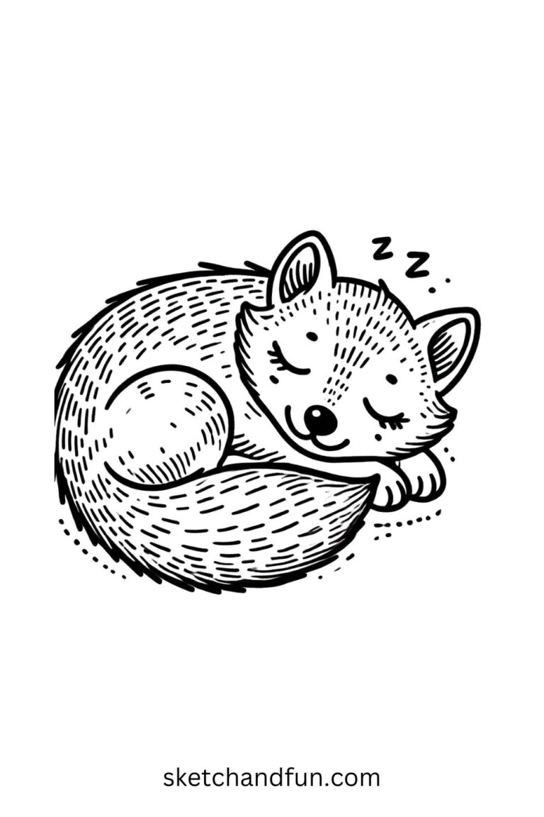 40+ Easy Cute Wolf Drawing Ideas - Sketch and Fun