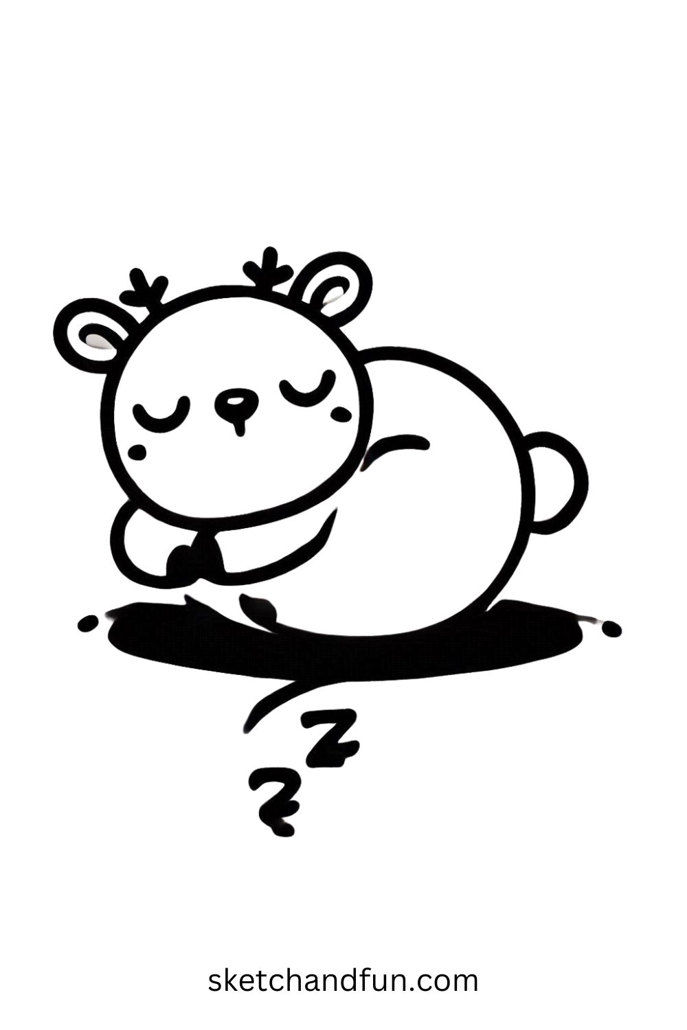 40+ Easy Cute Reindeer Drawing Ideas - Sketch and Fun