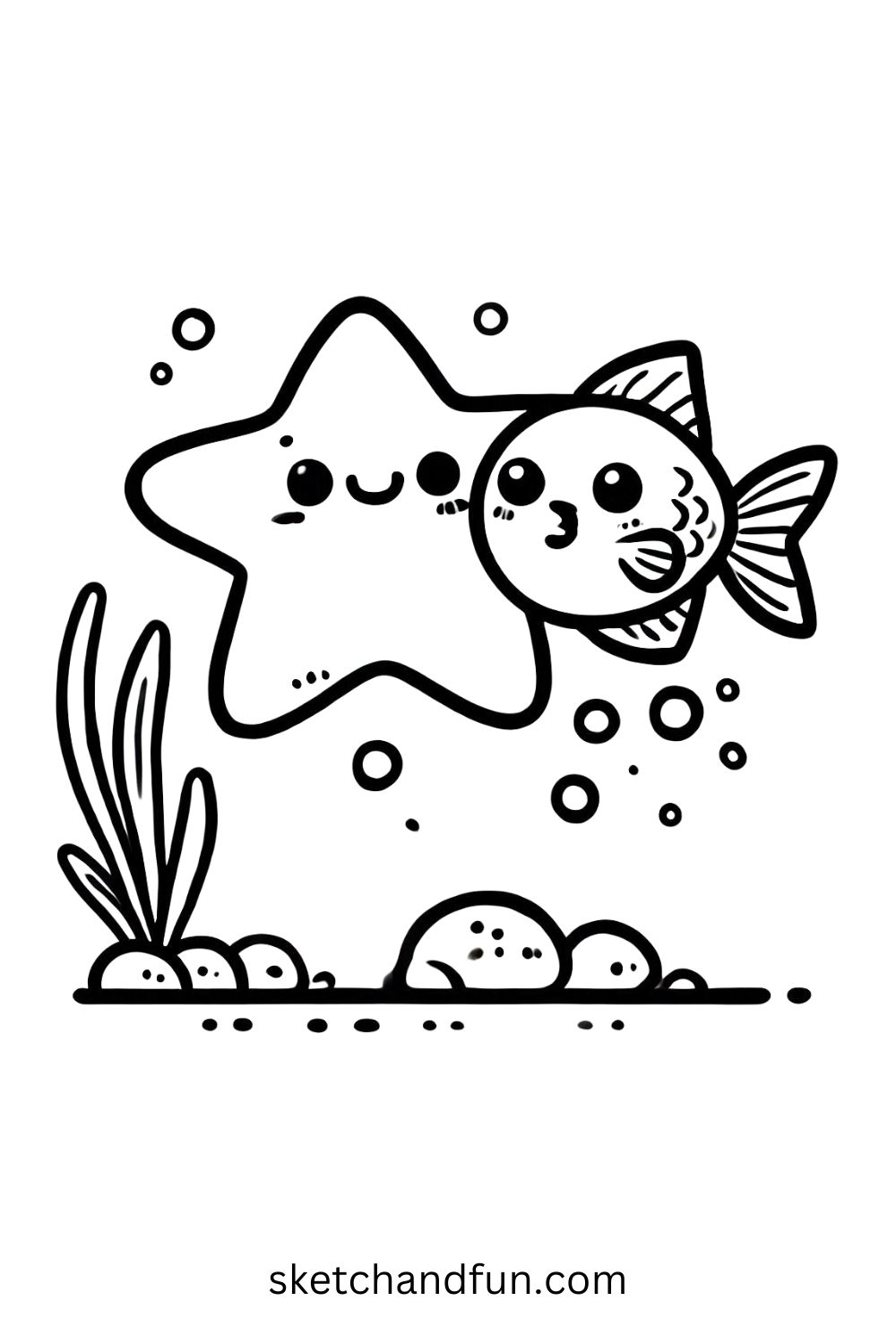 40+ Easy Cute Fish Drawing Ideas - Sketch and Fun