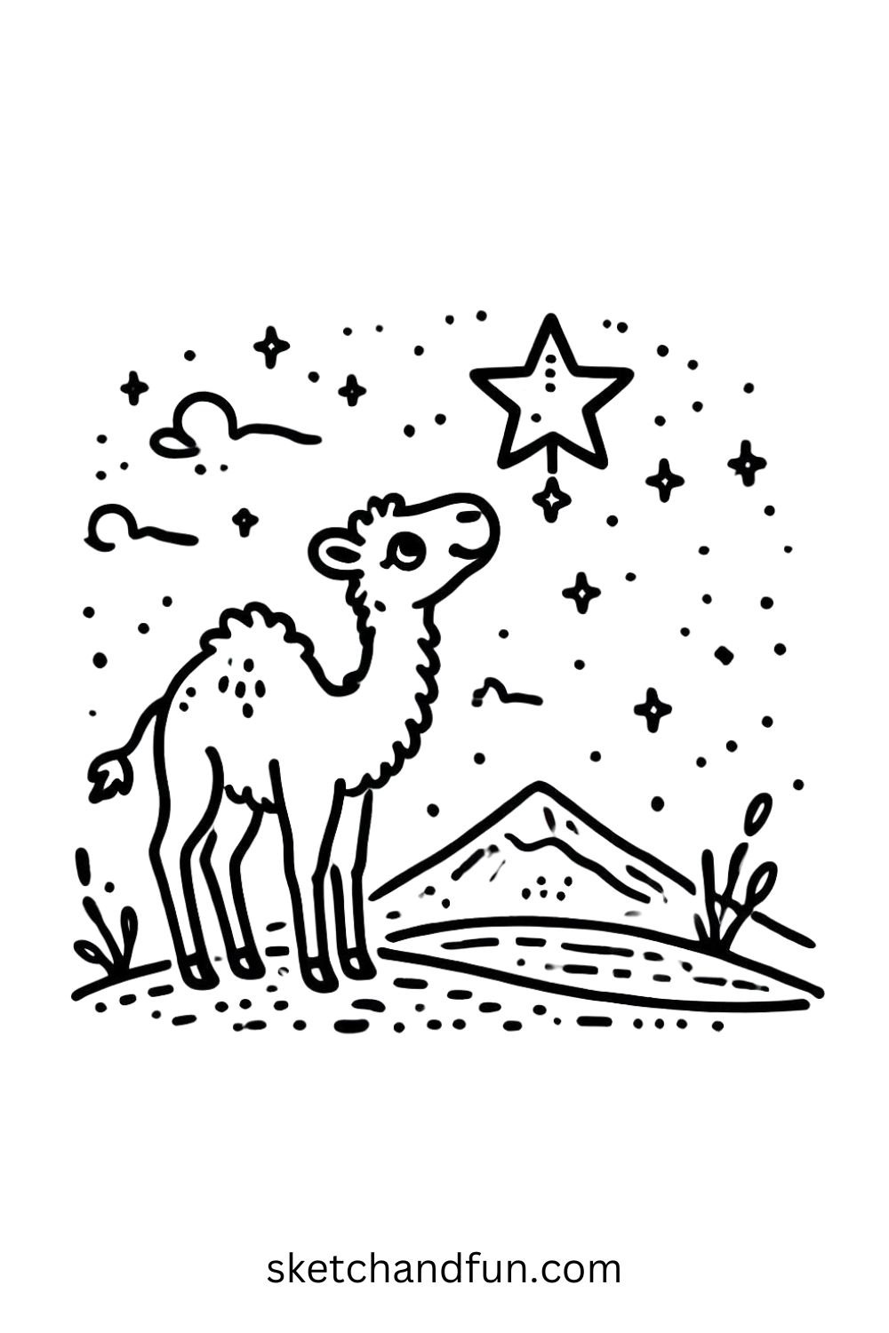 39+ Easy Cute Camel Drawing Ideas - Sketch and Fun