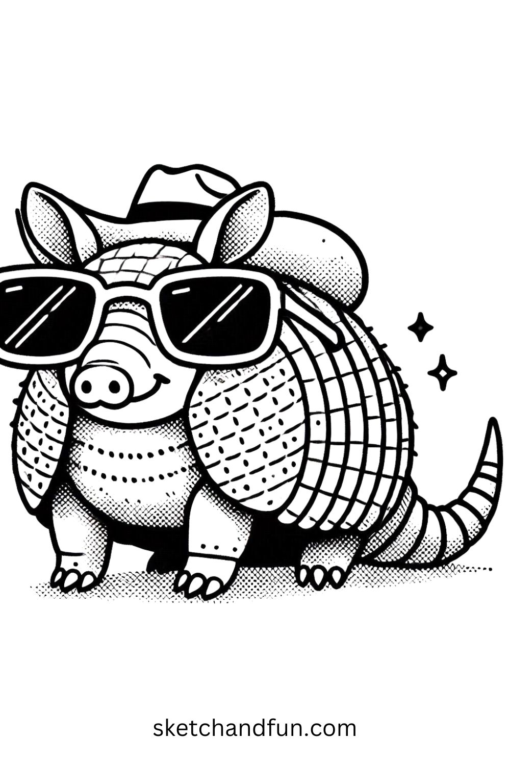 39+ Easy Cute Armadillo Drawing Ideas - Sketch and Fun
