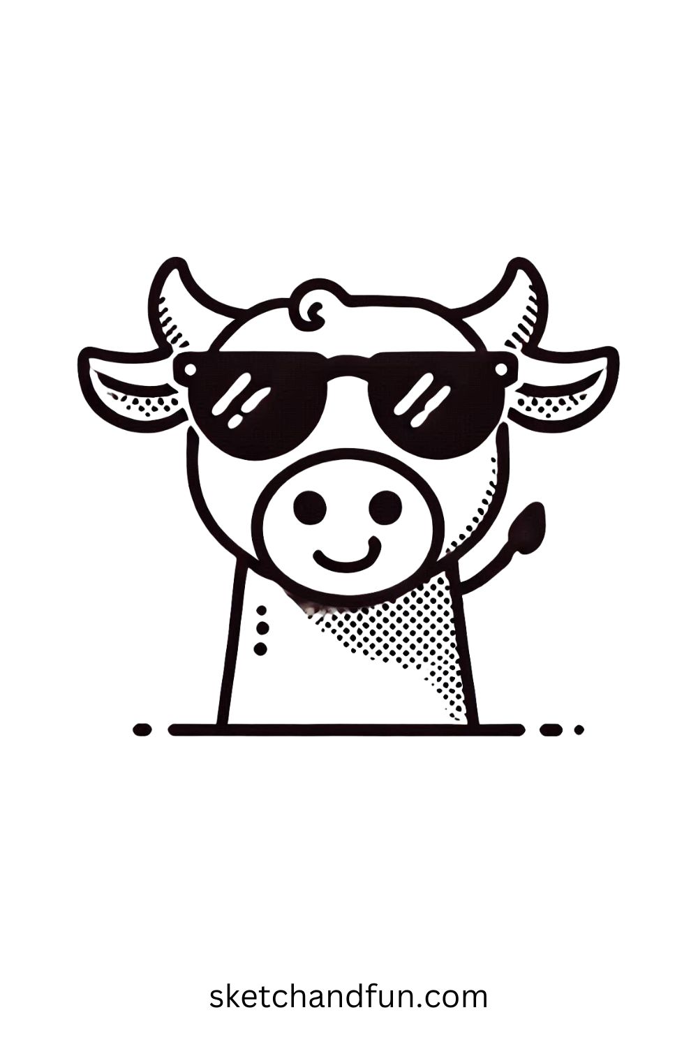 39+ Easy Cute Bull Drawing Ideas - Sketch and Fun