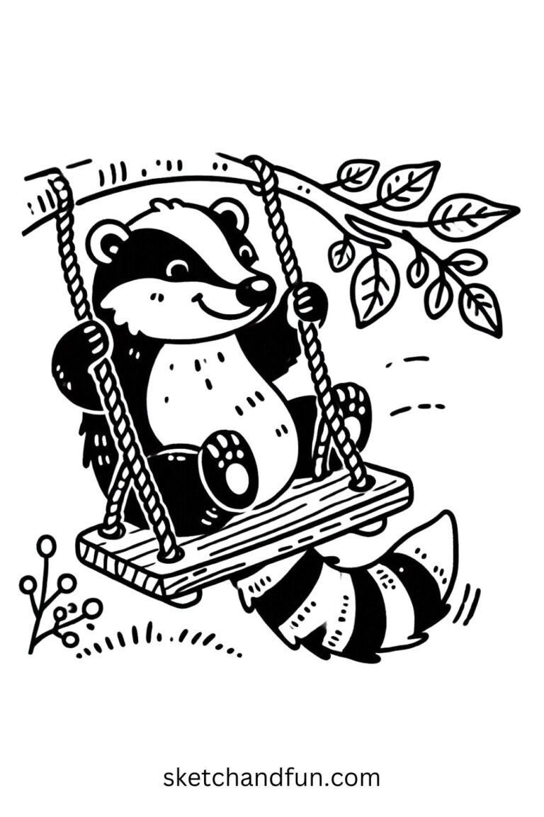 36+ Easy Cute Badger Drawing Ideas - Sketch and Fun