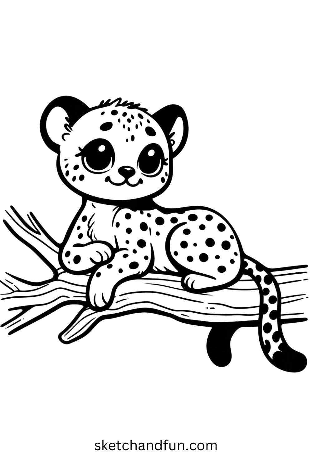 41+ Easy Cute Cheetah Drawing Ideas - Sketch and Fun