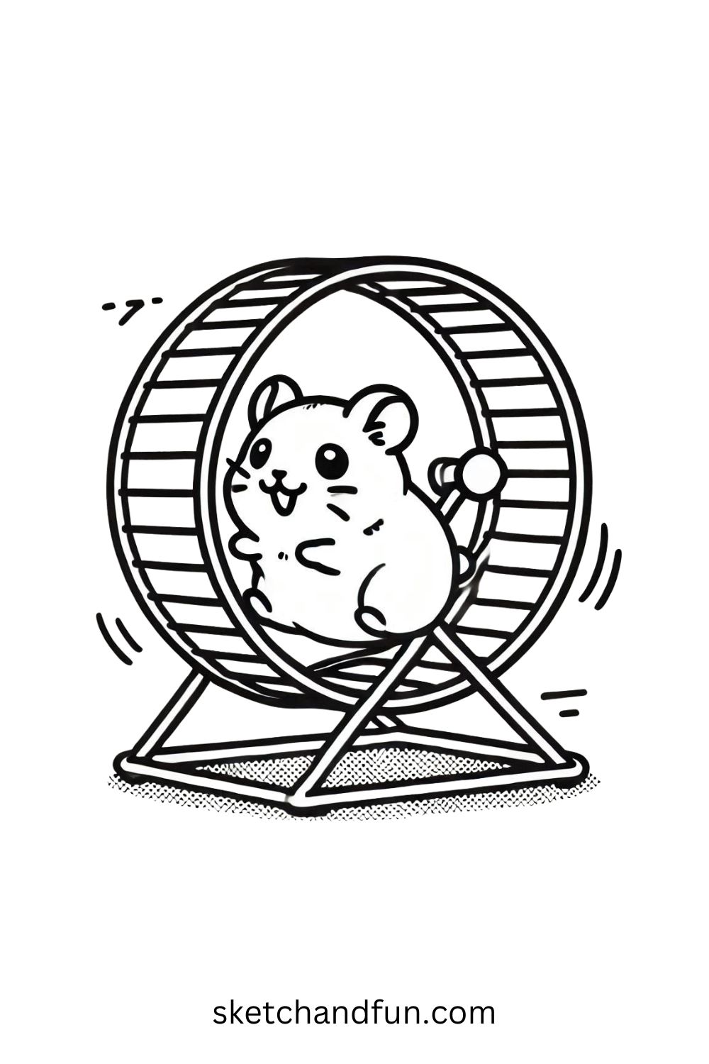 40+ Easy Cute Hamster Drawing Ideas - Sketch and Fun