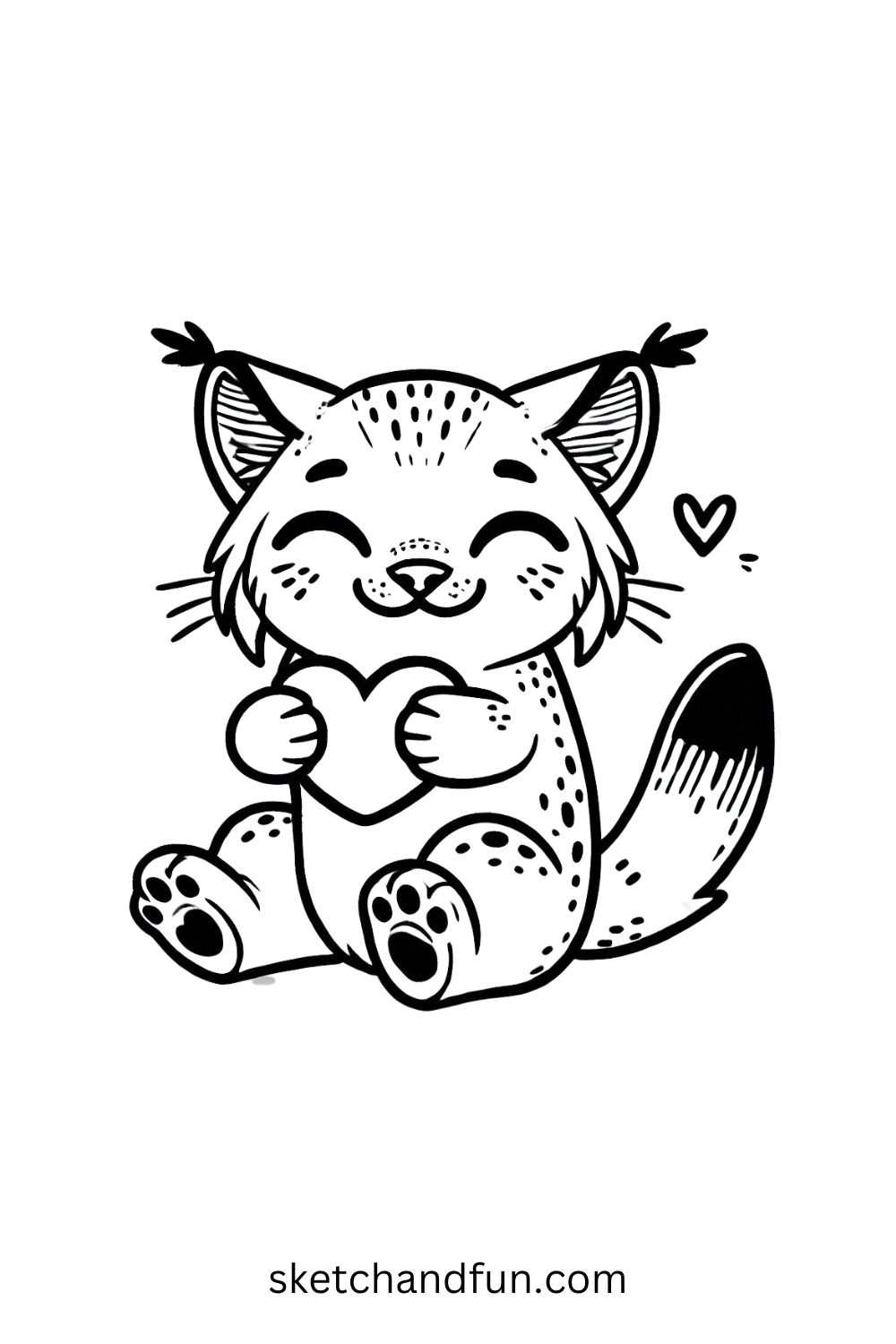 39+ Easy Cute Lynx Drawing Ideas - Sketch and Fun