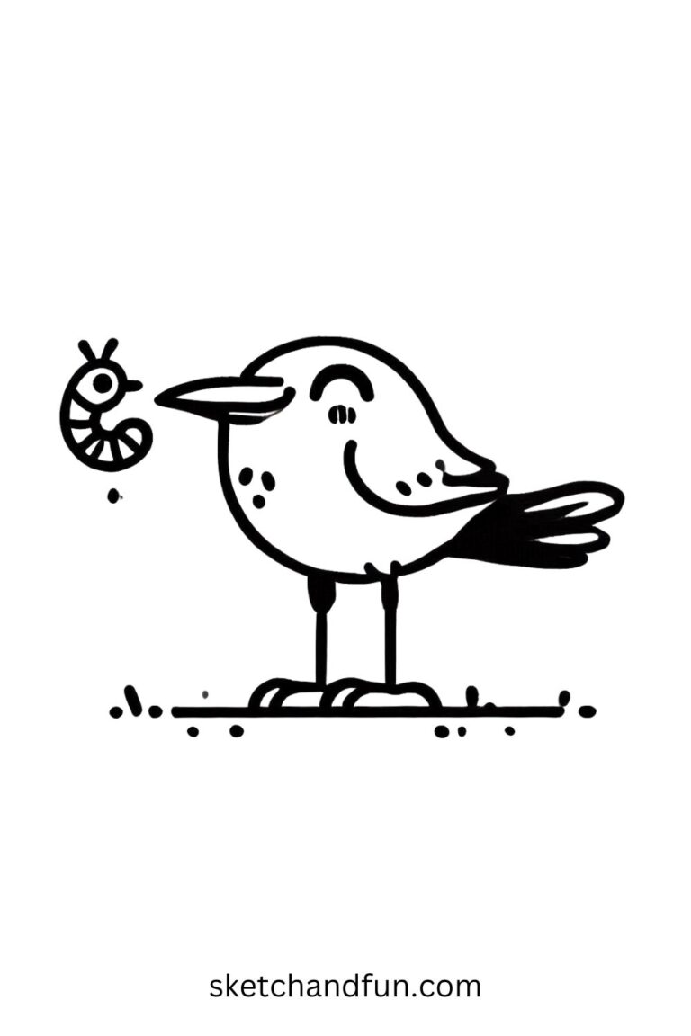 33+ Easy Cute Crow Drawing Ideas - Sketch and Fun