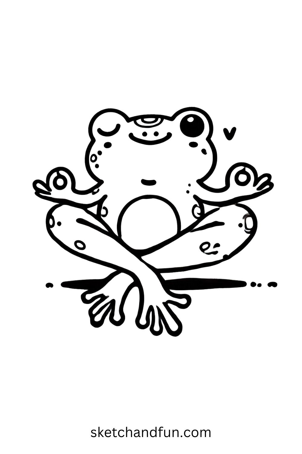 39+ Easy Cute Frog Drawing Ideas - Sketch and Fun