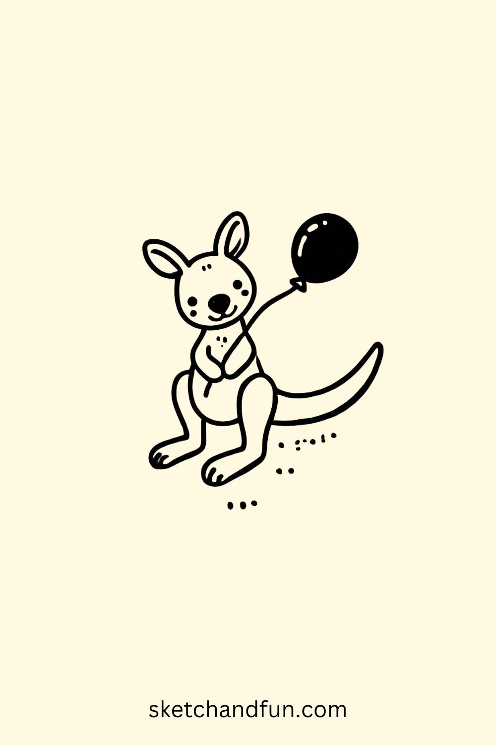 40+ Easy Cute Kangaroo Drawing Ideas - Sketch and Fun