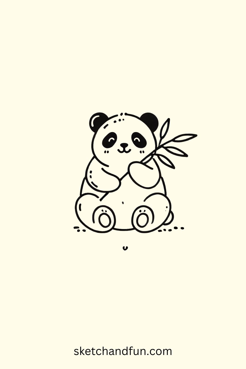 39+ Easy Cute Panda Drawing Ideas - Sketch and Fun