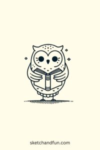 40+ Easy Cute Owl Drawing Ideas - Sketch and Fun