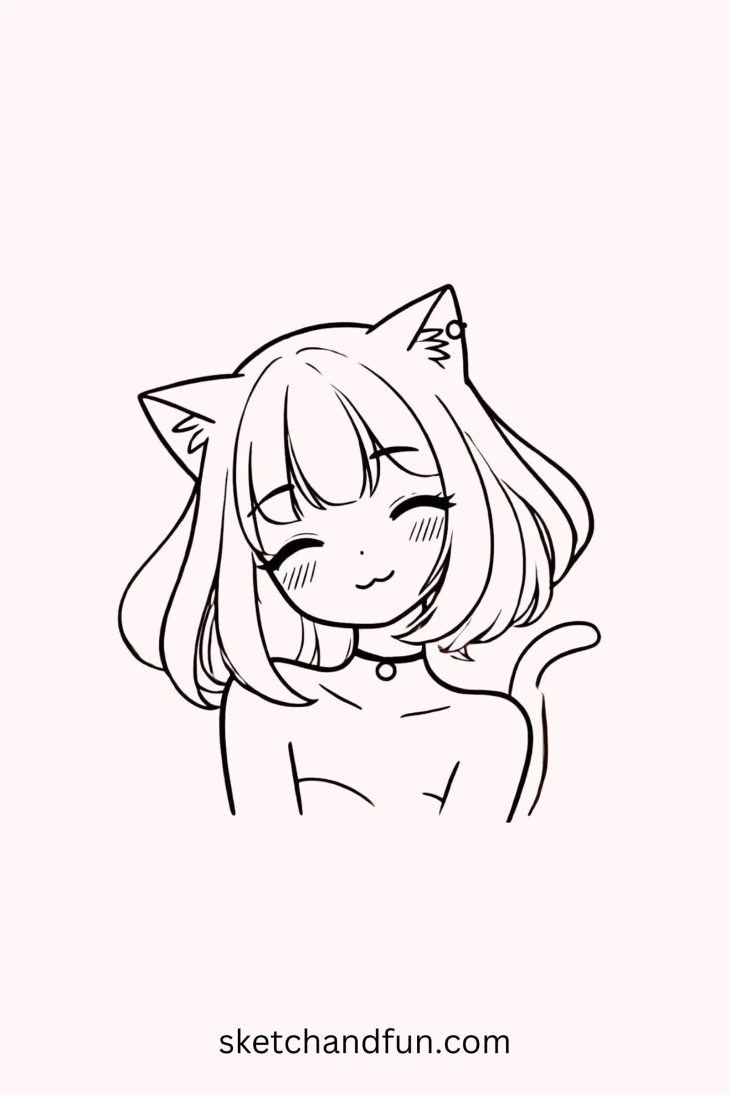 51+ Easy Cute Anime Girl Drawing Ideas - Sketch and Fun
