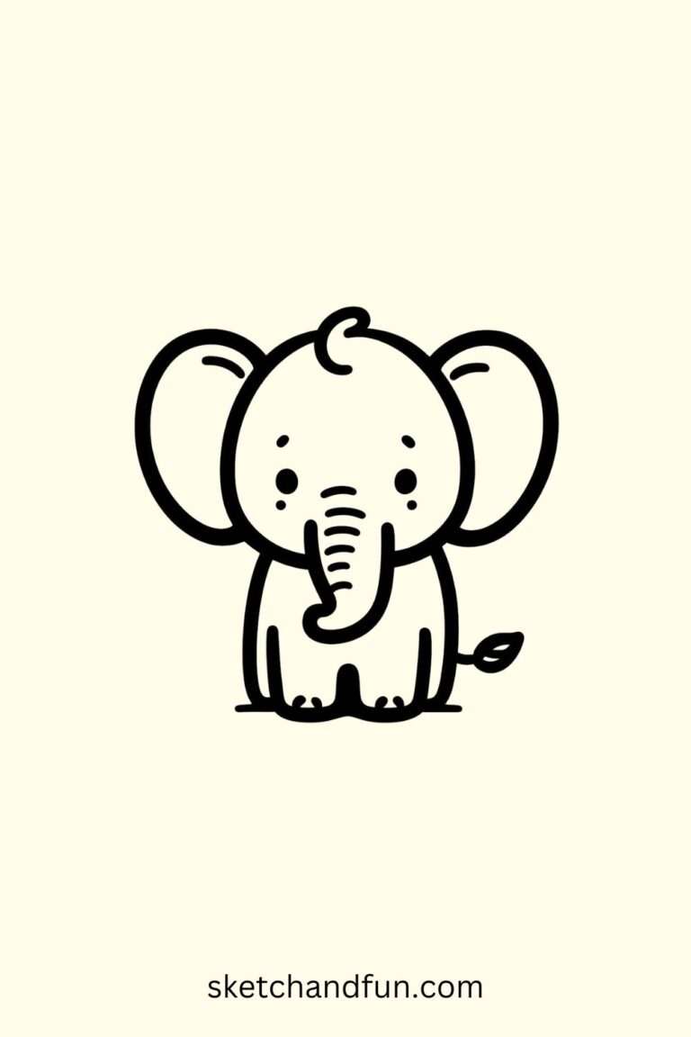 50 Easy Cute Animals To Draw For Beginners - Sketch and Fun