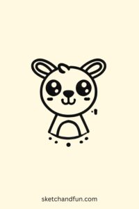 40+ Easy Cute Kangaroo Drawing Ideas - Sketch and Fun