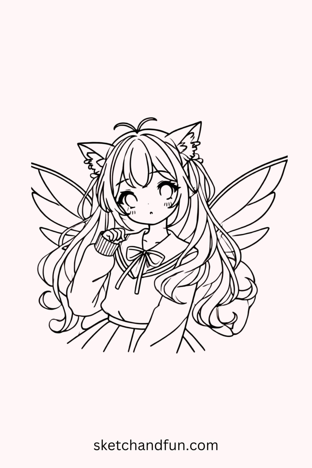 51+ Easy Cute Anime Girl Drawing Ideas - Sketch and Fun