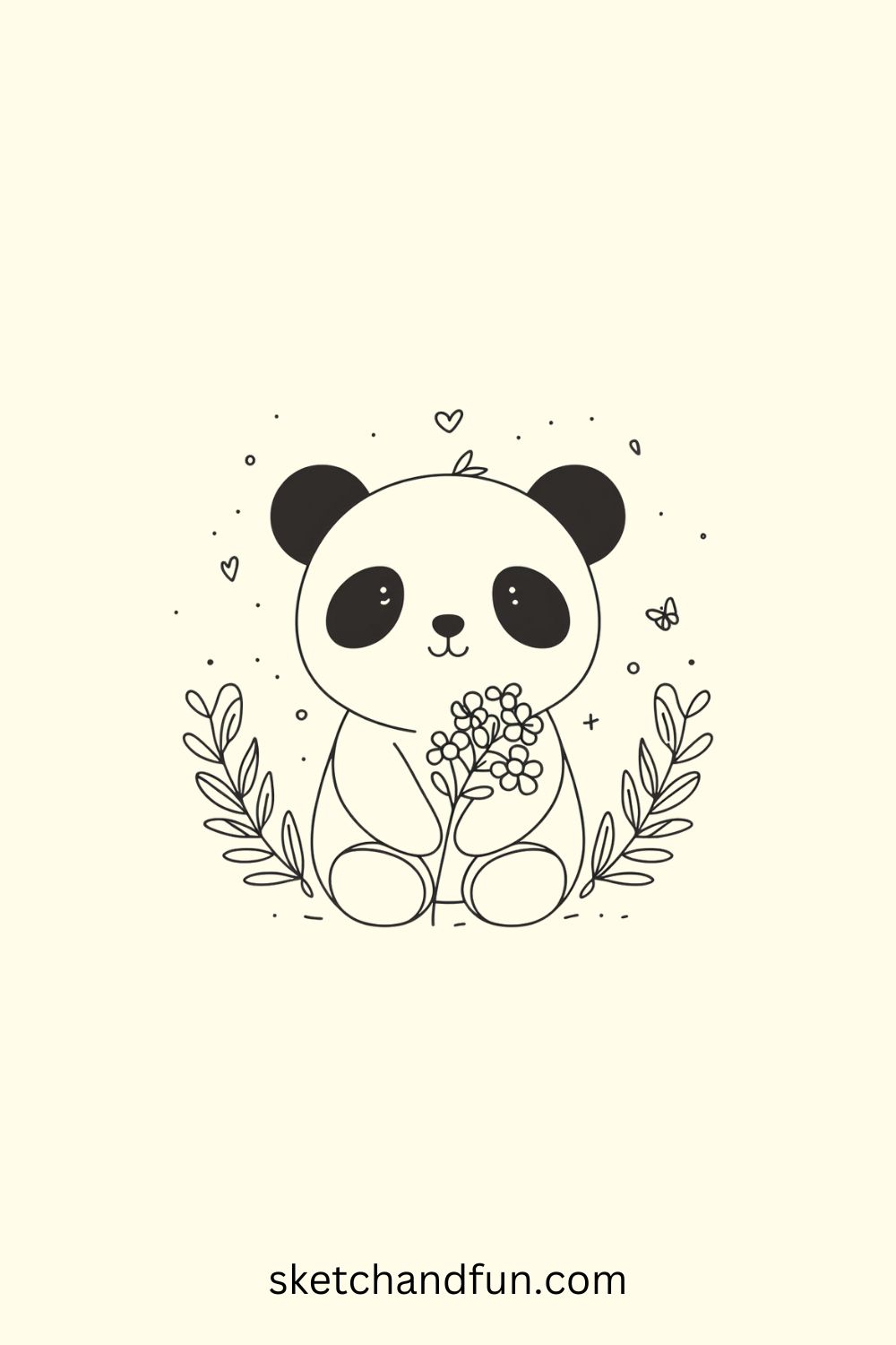 39+ Easy Cute Panda Drawing Ideas - Sketch and Fun