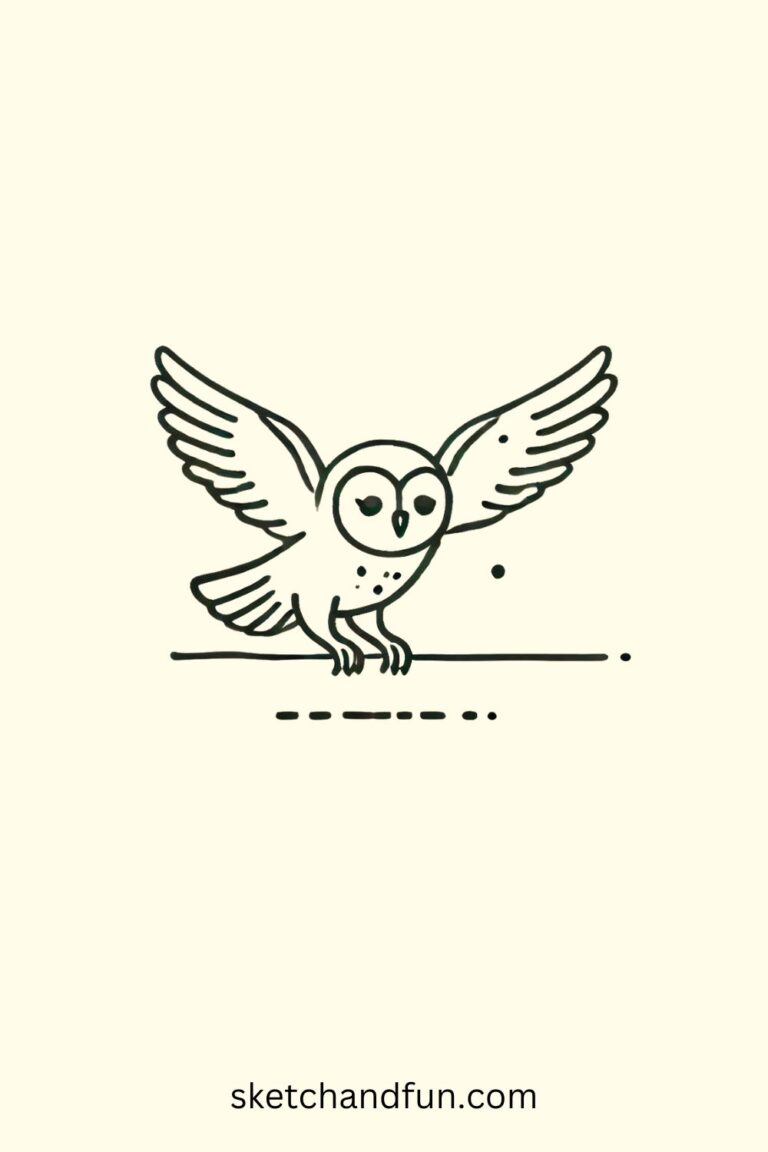 40+ Easy Cute Owl Drawing Ideas - Sketch and Fun