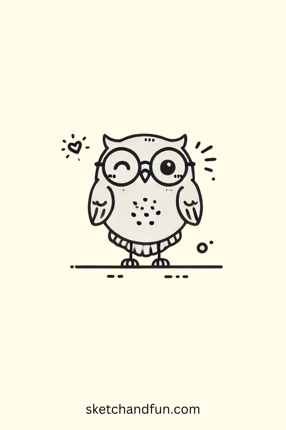 40+ Easy Cute Owl Drawing Ideas - Sketch and Fun