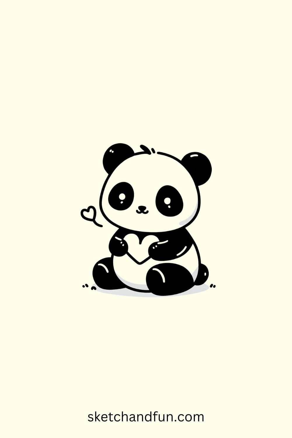 39+ Easy Cute Panda Drawing Ideas - Sketch and Fun